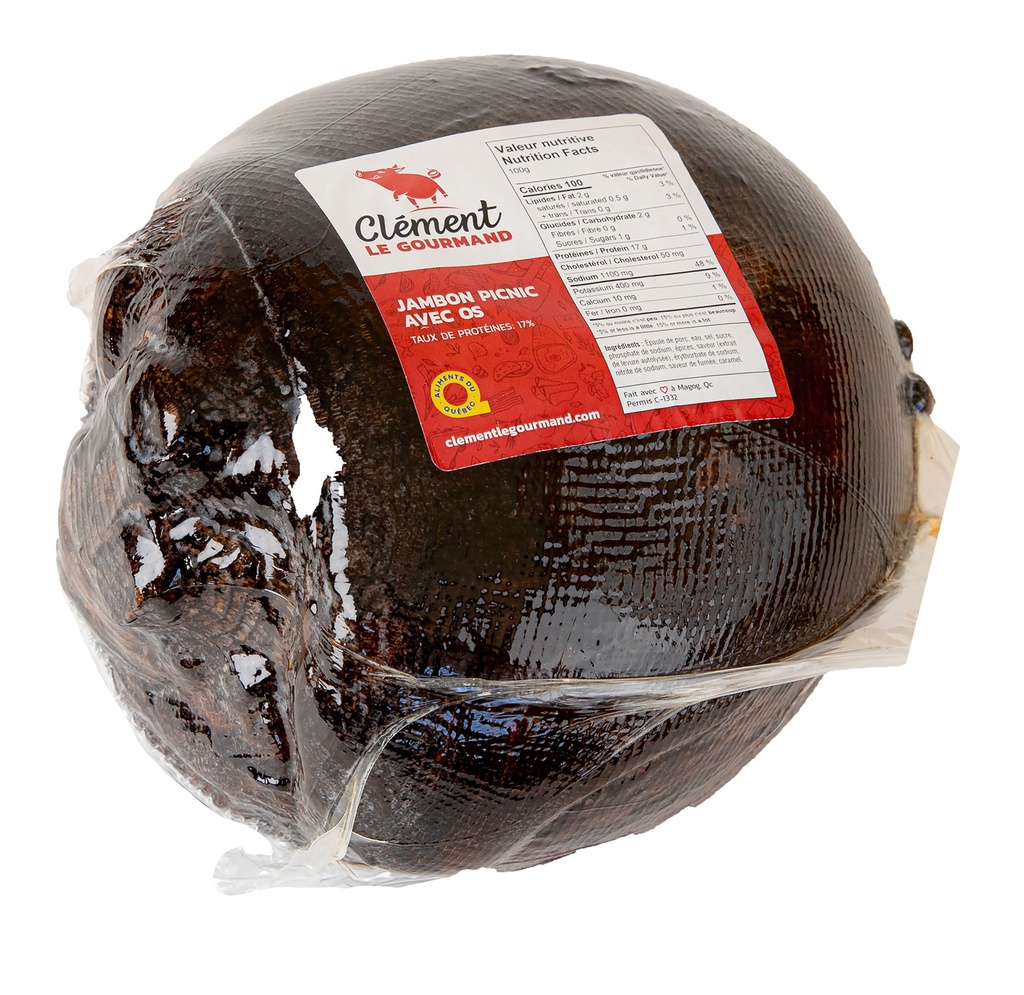 Picnic bone-in ham - half | clementlegourmand